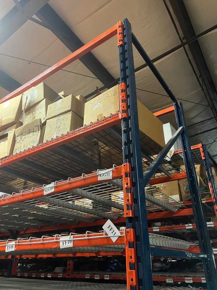 8-Rows Warehouse Master Rack – 8ft Beams, 10'H x 48" Uprights - $825 ...