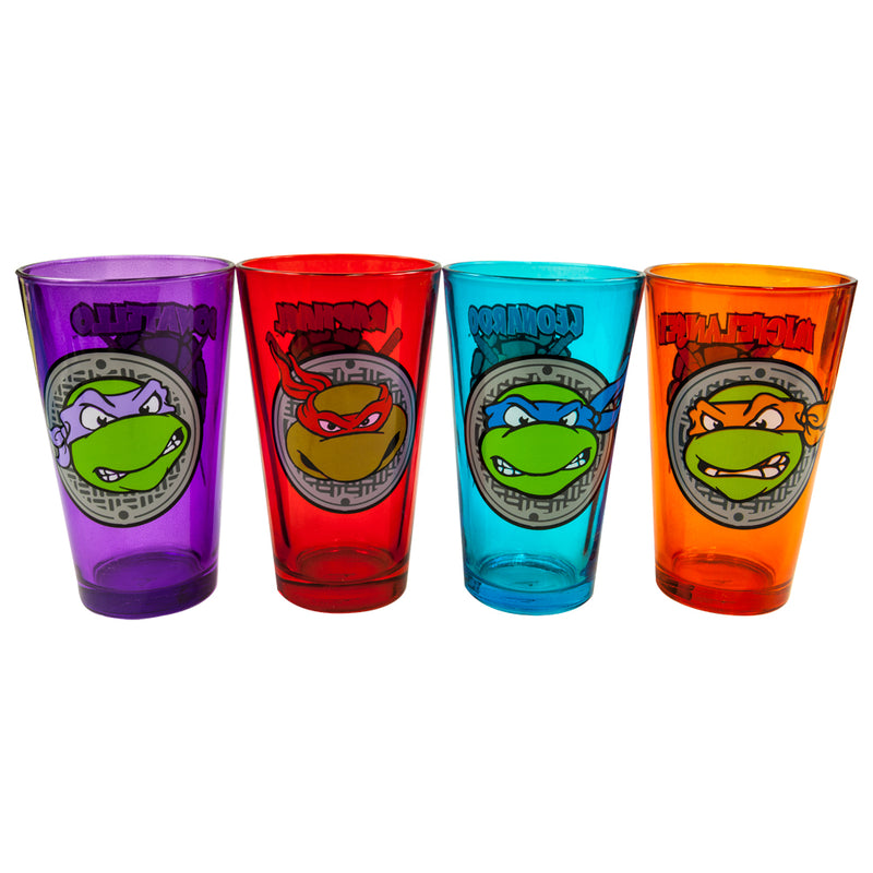 Teenage Mutant Ninja Turtles - Sewer Faces Pint Glass Set – Old Glory