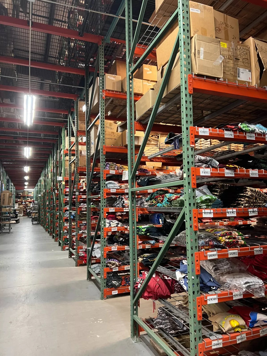 24'X48" UPRIGHTS (INTERLAKE)- WAREHOUSE PALLET RACKING – Old Glory