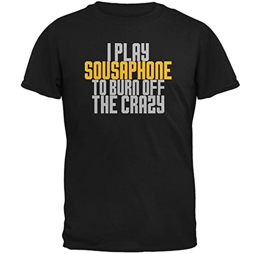 Play Sousaphone Burn Crazy Mens T Shirt – Old Glory