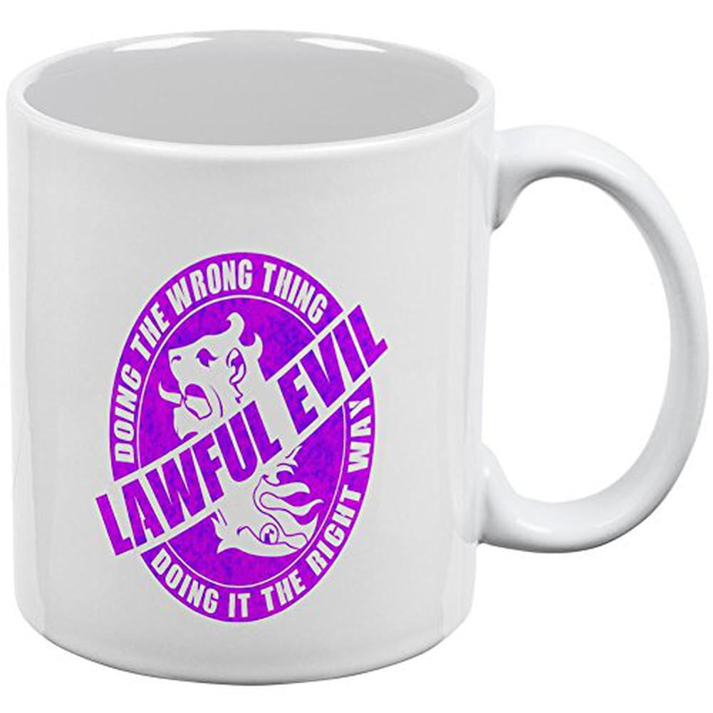 Alignment Lawful Evil All Over Coffee Mug – Old Glory