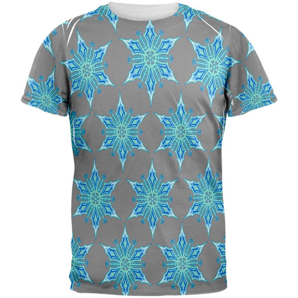 Snowflakes All Over Mens T Shirt – Old Glory