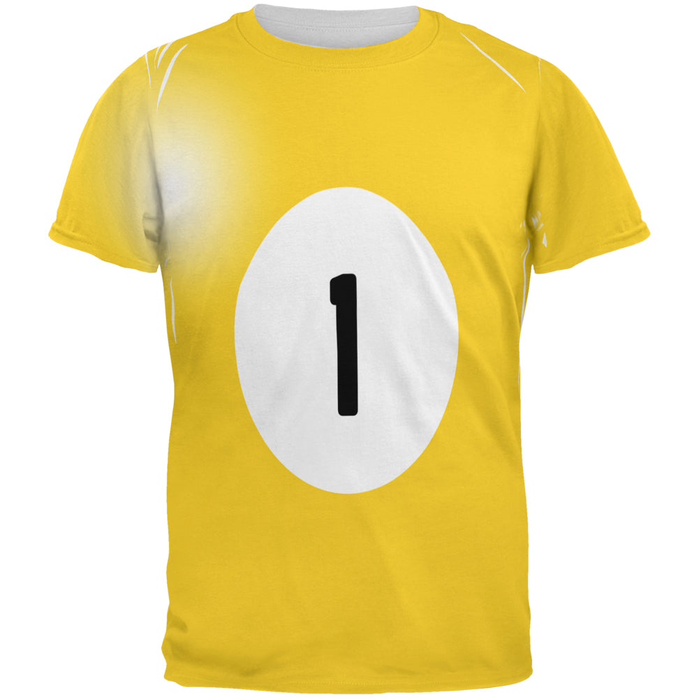 Halloween Billiard Pool Ball One Costume All Over Mens T Shirt – Old Glory