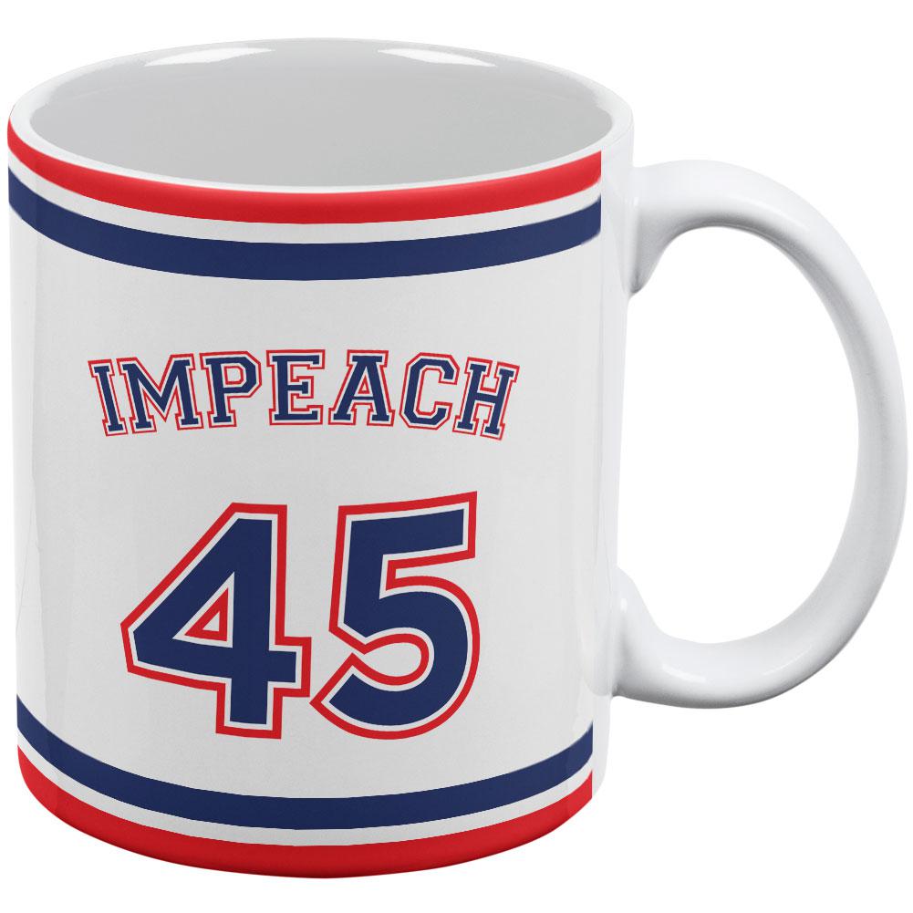 Impeach 45 45th President Donald Trump All Over Coffee Mug – Old Glory