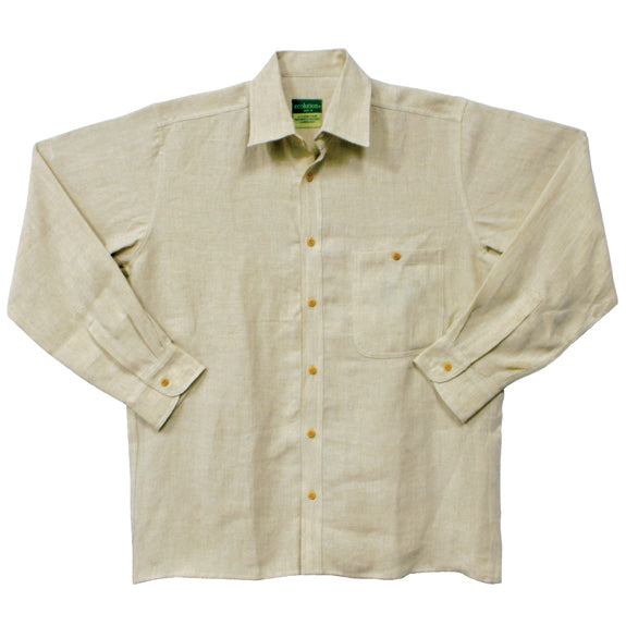 Long Sleeve Hemp Men's Button Down Dress Shirt | Old Glory Famous Brand ...