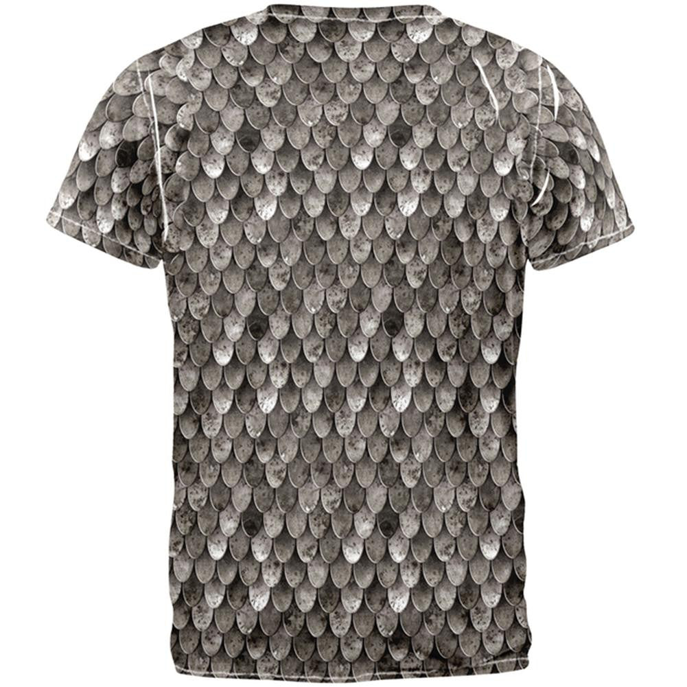 Steel Scale Armor Costume All Over Adult T-Shirt – Old Glory