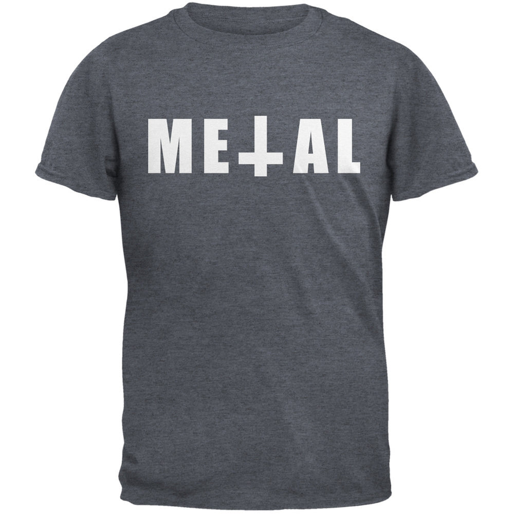Metal Dark Heather Adult T-Shirt – Old Glory