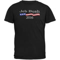 Election 2016 Jeb Bush Logo Black Adult T-Shirt – Old Glory