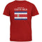 World Cup Distressed Flag Republica de Costa Rica Red Adult T-Shirt ...