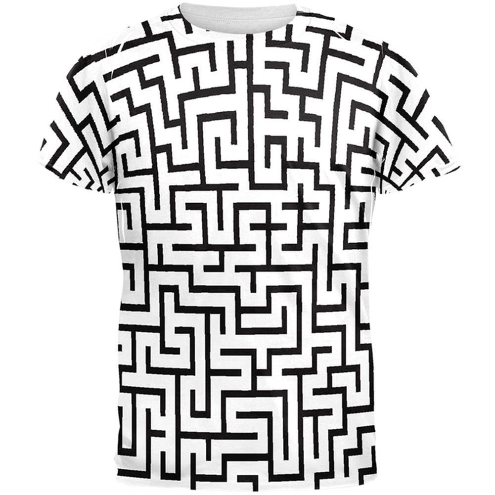 Maze All Over Adult T-Shirt – Old Glory