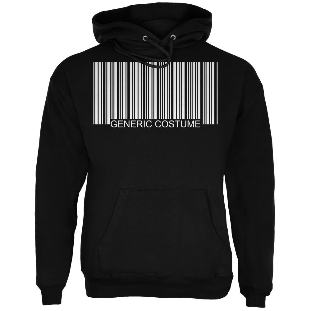 Halloween Generic Barcode Costume Black Adult Hoodie – Old Glory