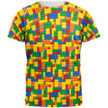 Halloween Building Blocks Costume All Over Adult T-Shirt – Old Glory