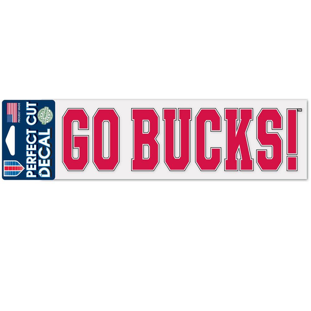 Ohio State Buckeyes - Go Bucks 3x10 Perfect Cut Decal – Old Glory