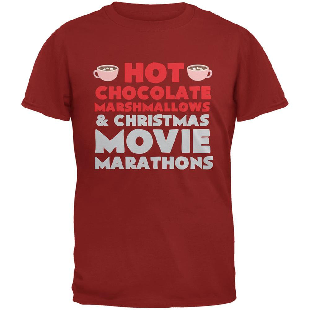 Christmas Hot Chocolate Cardinal Red Adult T-Shirt – Old Glory