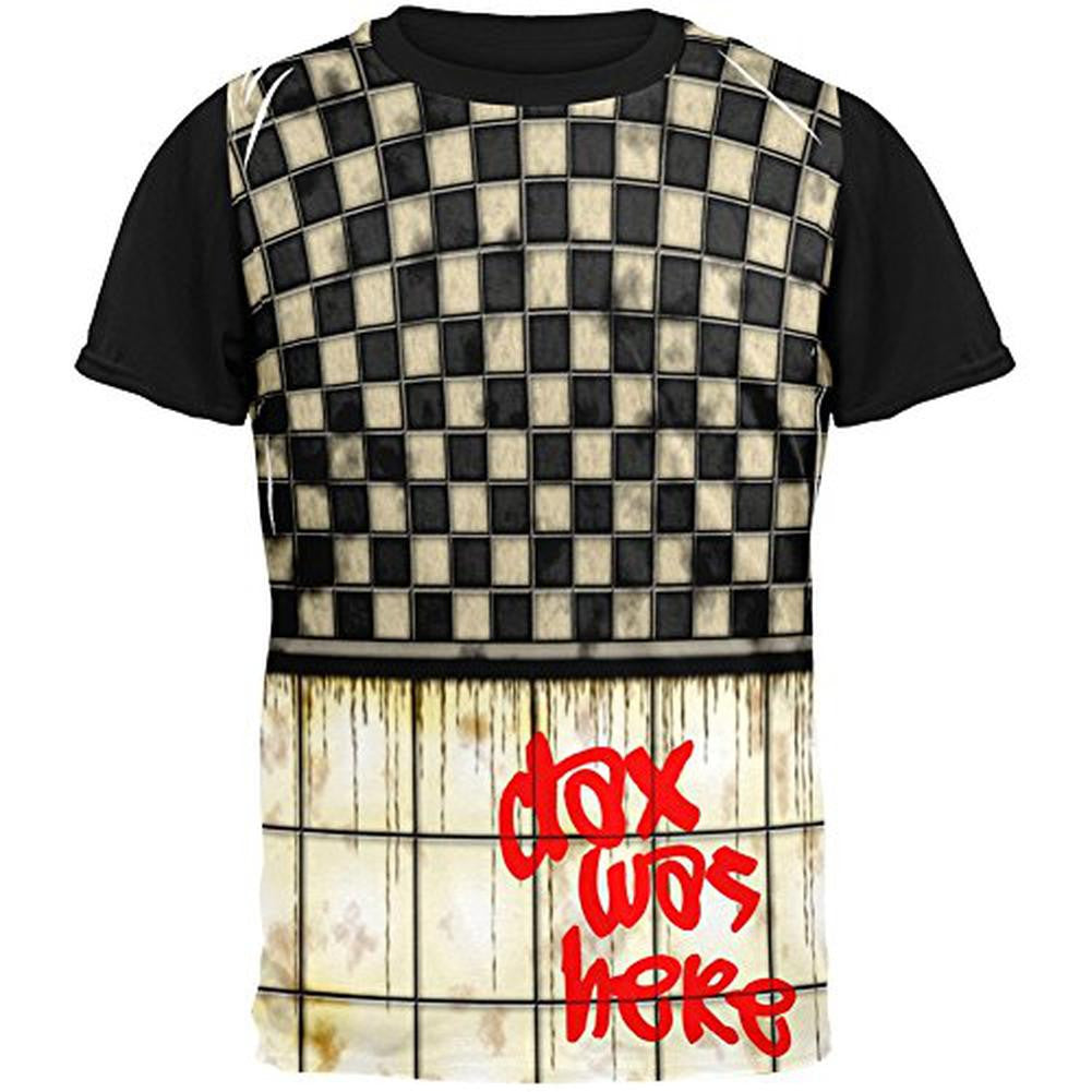 DAX Was Here Graffiti Adult Black Back T-Shirt – Old Glory