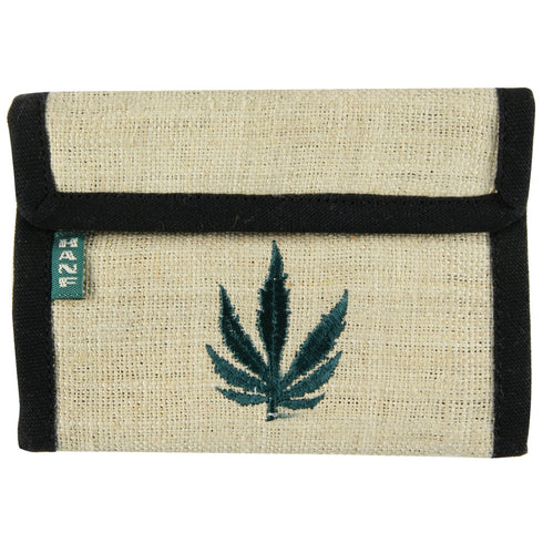 Pot Leaf Logo Linen Hemp Wallet – Old Glory