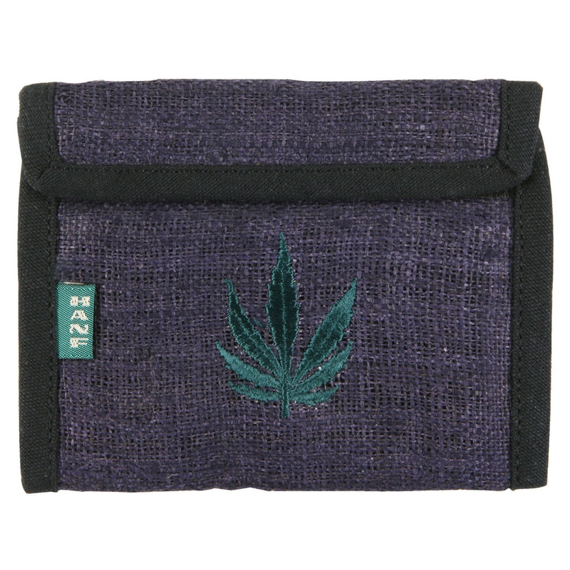 Pot Leaf Logo Violet Hemp Wallet – Old Glory