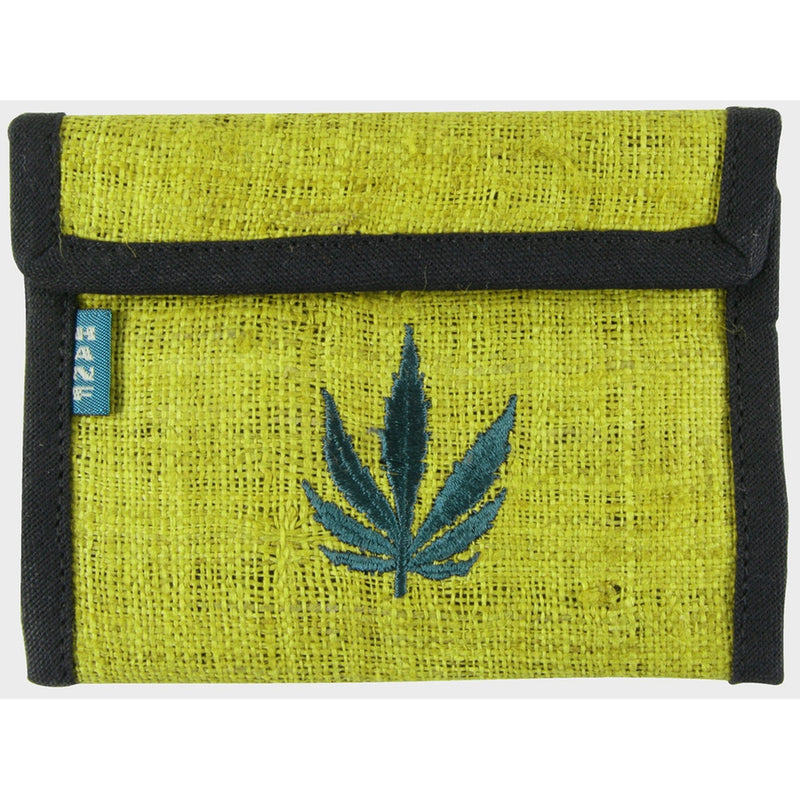 Pot Leaf Logo Canary Yellow Hemp Wallet – Old Glory