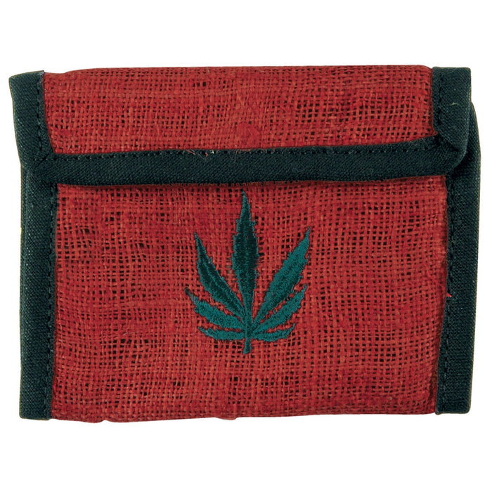Pot Leaf Logo Cinnamon Hemp Wallet – Old Glory