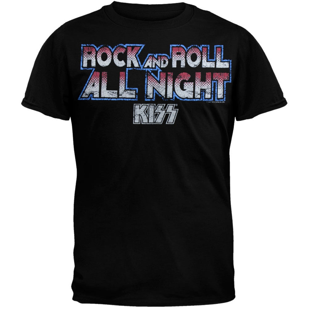 Kiss - All Night Soft T-Shirt – Old Glory