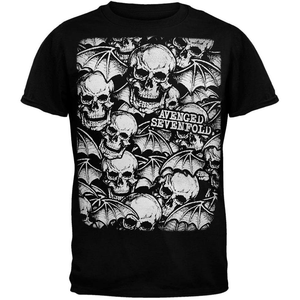 Avenged Sevenfold - All-Over Deathbats T-Shirt – Old Glory