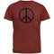 Peace Sign Cedar Maroon T-Shirt – Old Glory
