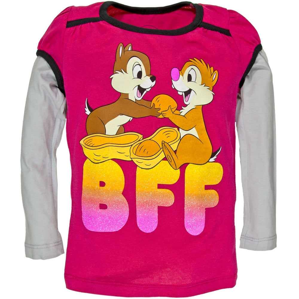 Chip 'N Dale - BFF's Sharing Girls Juvy 2fer Long Sleeve T-Shirt – Old ...