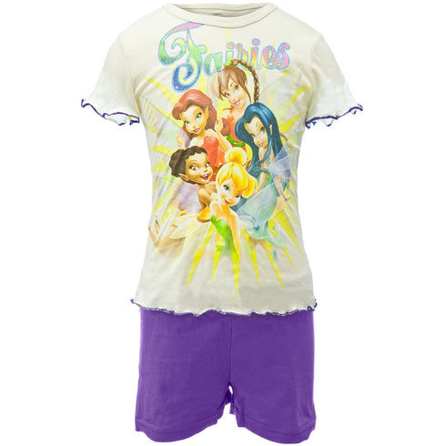Disney Fairies - Sunburst Group Girls Youth Shirt/Shorts Set – Old Glory