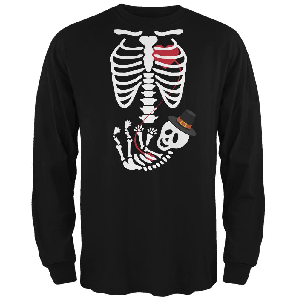 Pilgrim Baby Pregnant Skeleton Halloween Costume Long Sleeve – Old Glory