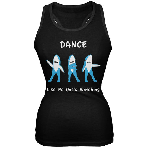 Halftime Left Shark Dancing Black Juniors Soft Tank – Old Glory