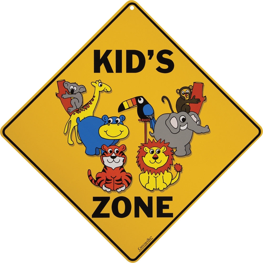 Kid's Zone Aluminum Sign – Old Glory