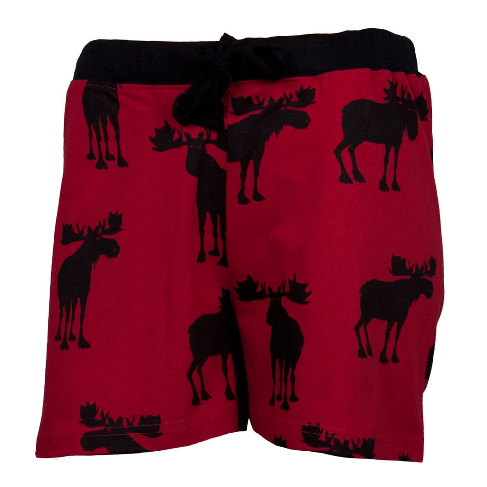 Moose Silhouette Women's Boxer Shorts – Old Glory