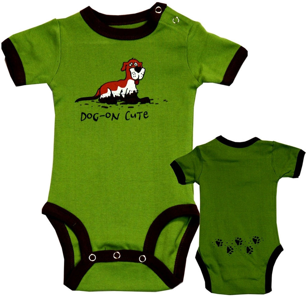Dog On Cute Baby One Piece – Old Glory