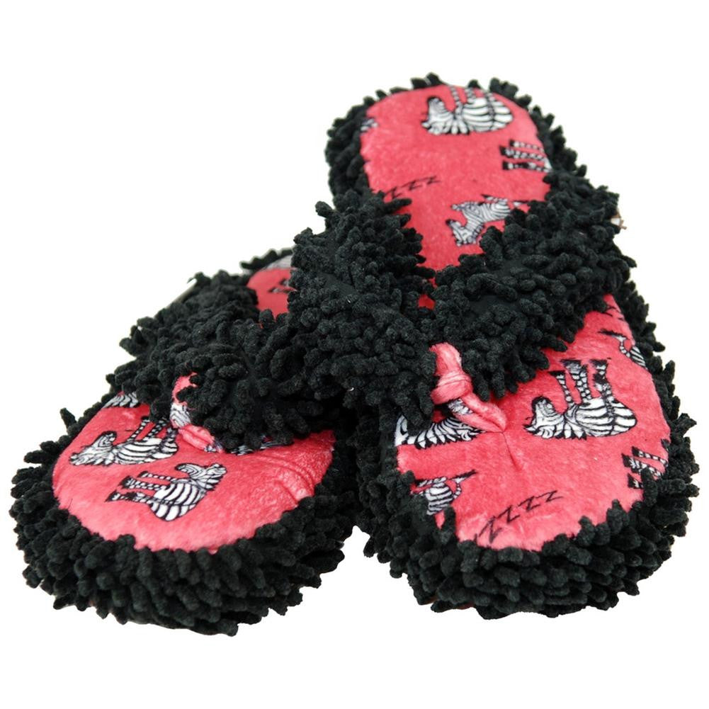 Zebra Catching Some ZZZs Women's Spa Slippers – Old Glory
